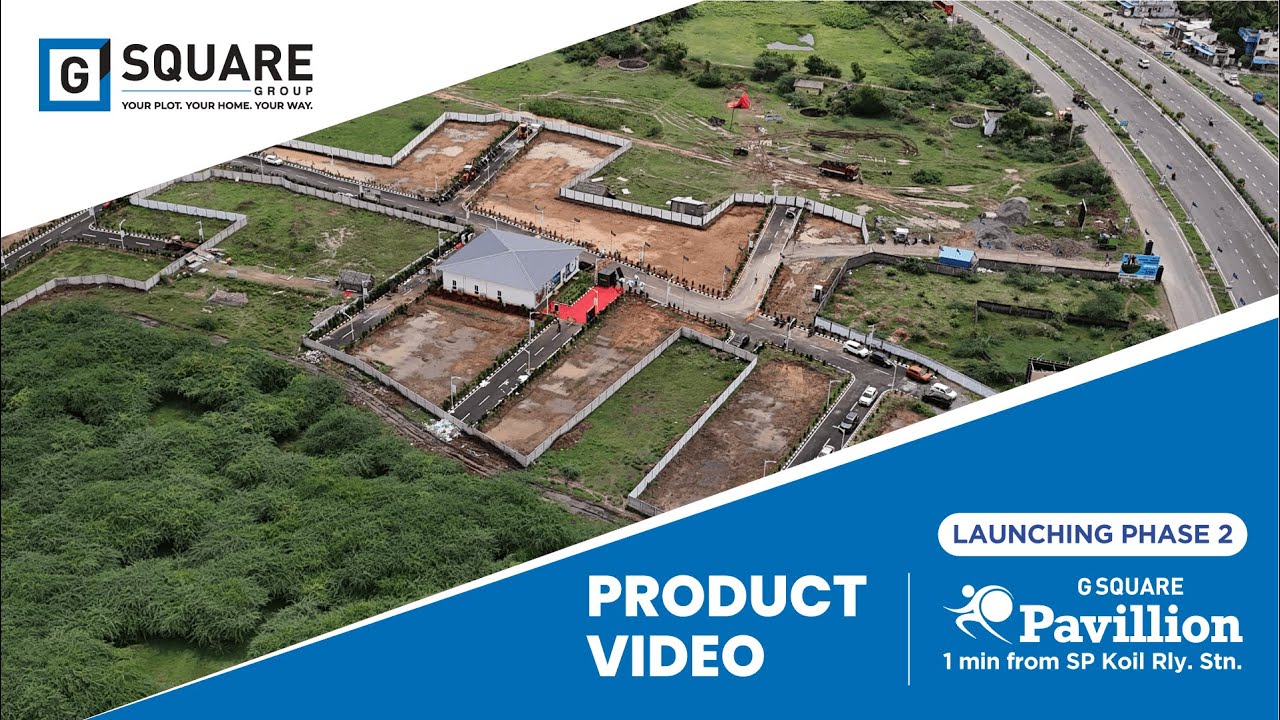 Launching G Square Pavillion Phase 2 | Plots for sale in Singaperumal ...