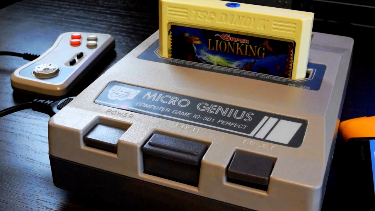 Ещё одна Dendy ? Обзор Micro Genius IQ-501 на микросхемах - YouTube