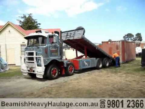 Tilt Tray Loading 20 foot container - YouTube
