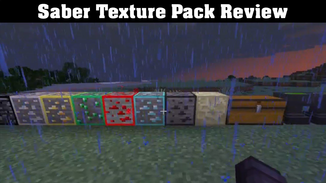 My First Texture Pack! - Saber Texture Pack Review - YouTube