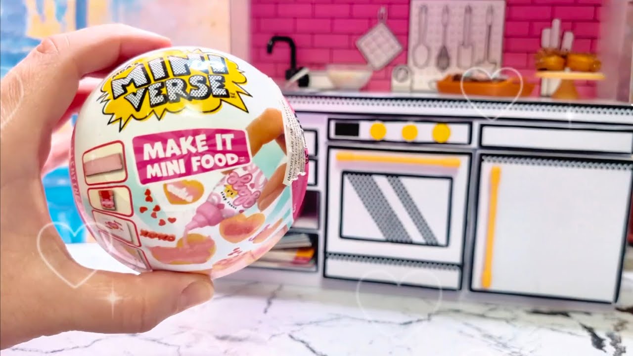 MINIVERSE Make it Mini Food VALENTINE'S DAY! Heart Cookies 🍪💖 # ...