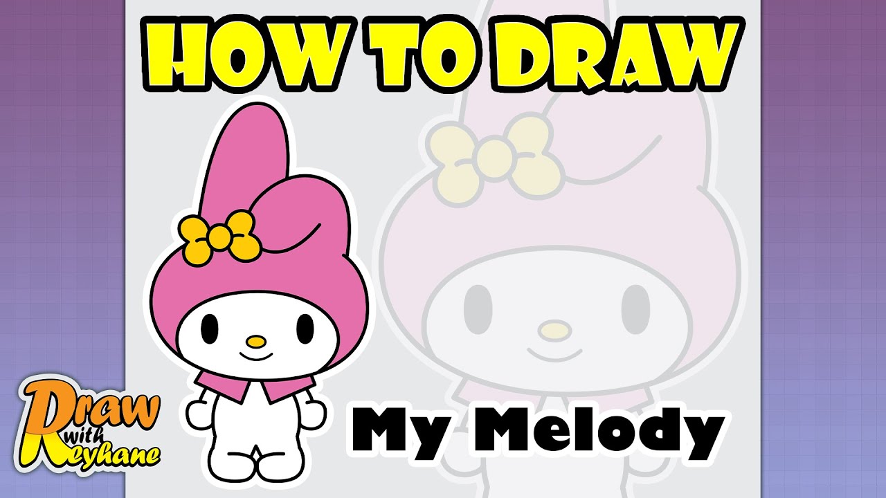 How to Draw My Melody | Hello kitty & friends - YouTube