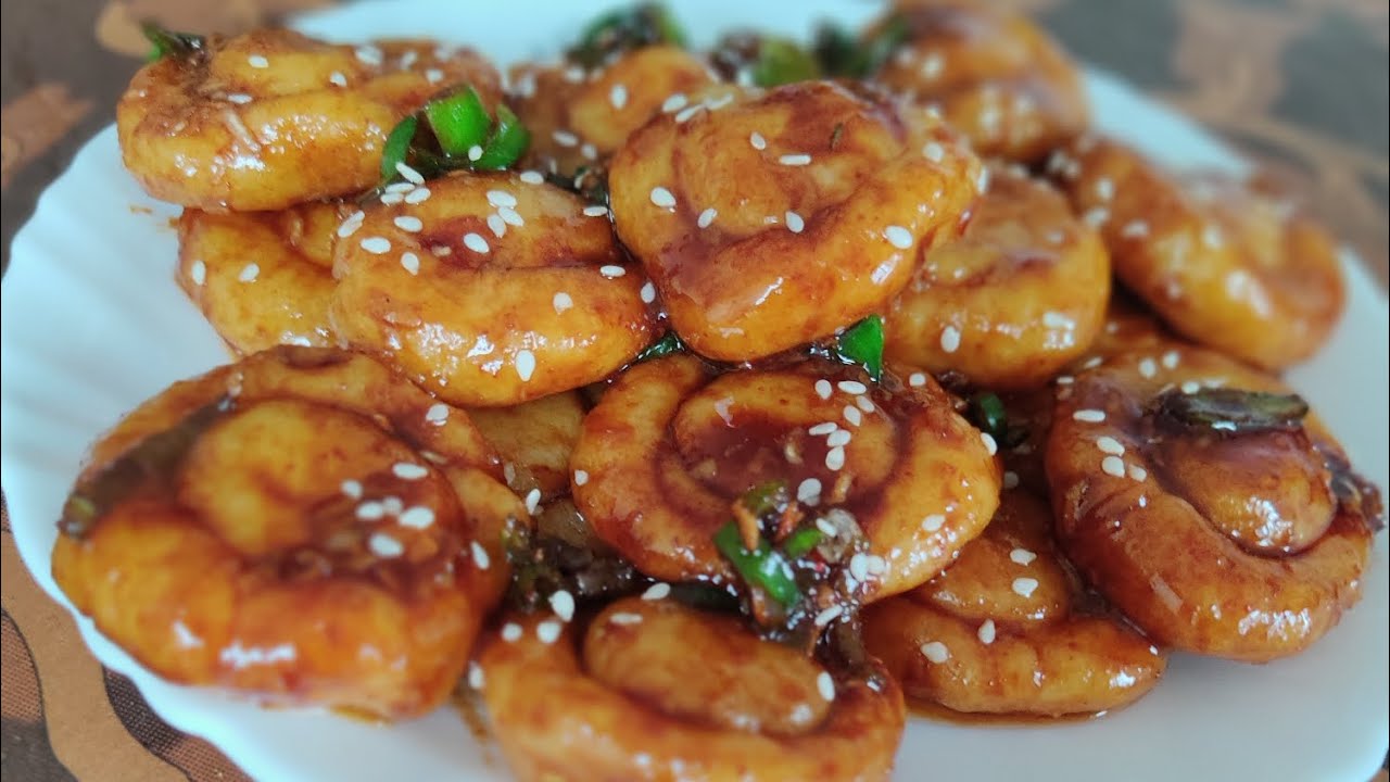 Better than Noodles, Chewy Garlic Seasoned Potatoes ll Korean Chilli ...