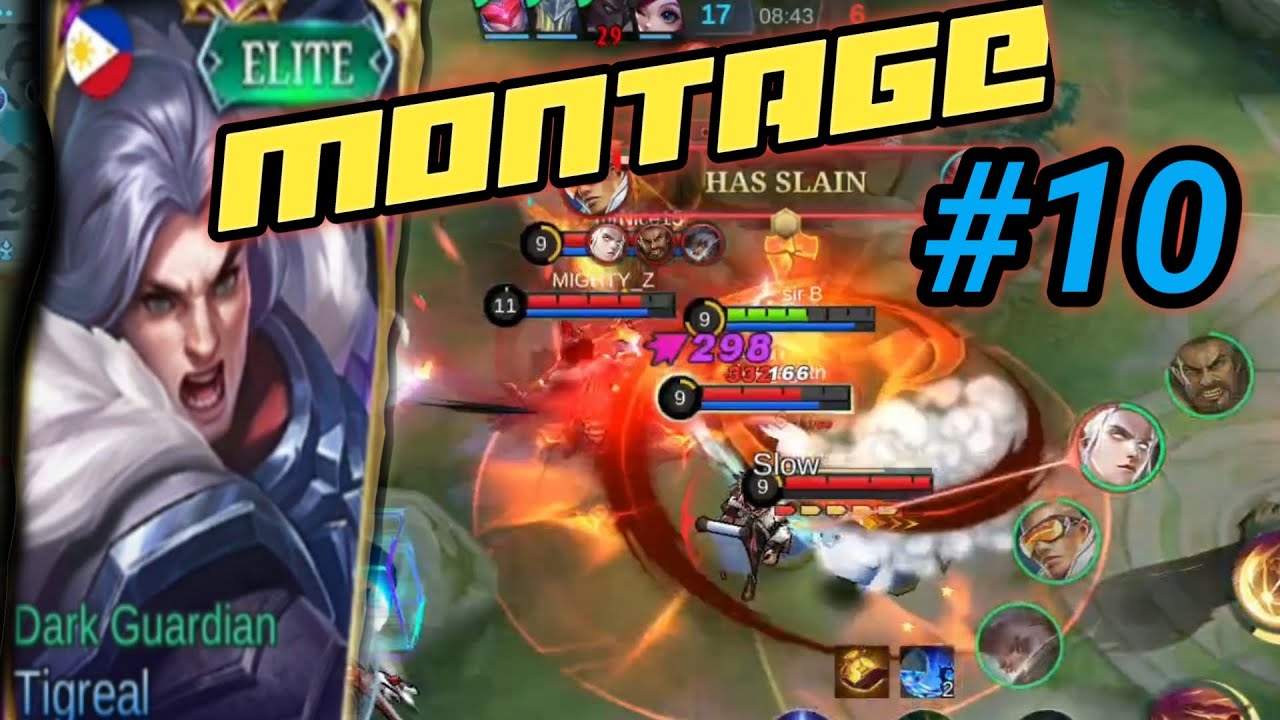 Tigreal tank montage | tigreal montage 10 mlbb tank best set | tigreal ...