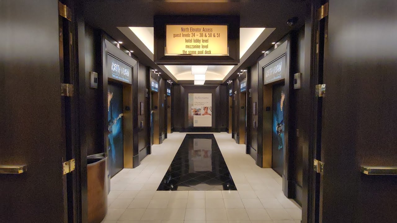 Otis Traction High Rise North Tower Elevators @ Planet Hollywood, Las ...