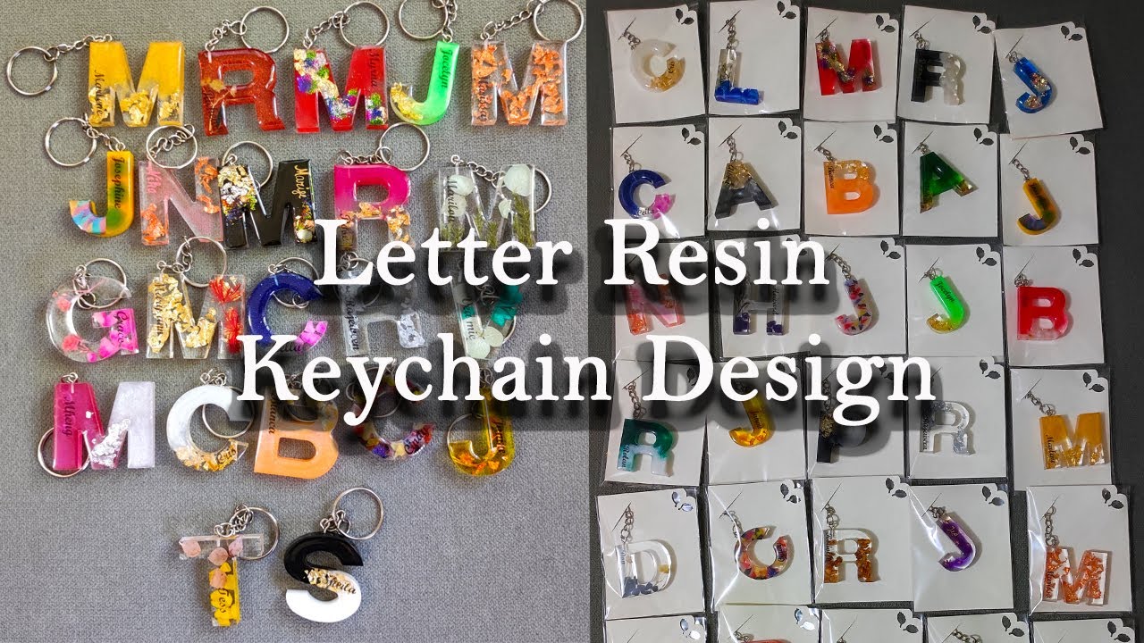 DIY Epoxy Resin Keychain Design for Beginners | Personalized Resin ...
