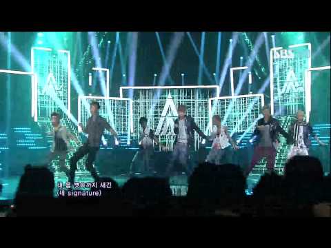 A-JAX [HOT GAME] @SBS Inkigayo Popüler şarkılar 20120715