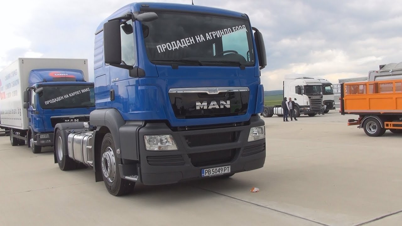 MAN TGS 18.400 Tractor Truck Exterior and Interior - YouTube