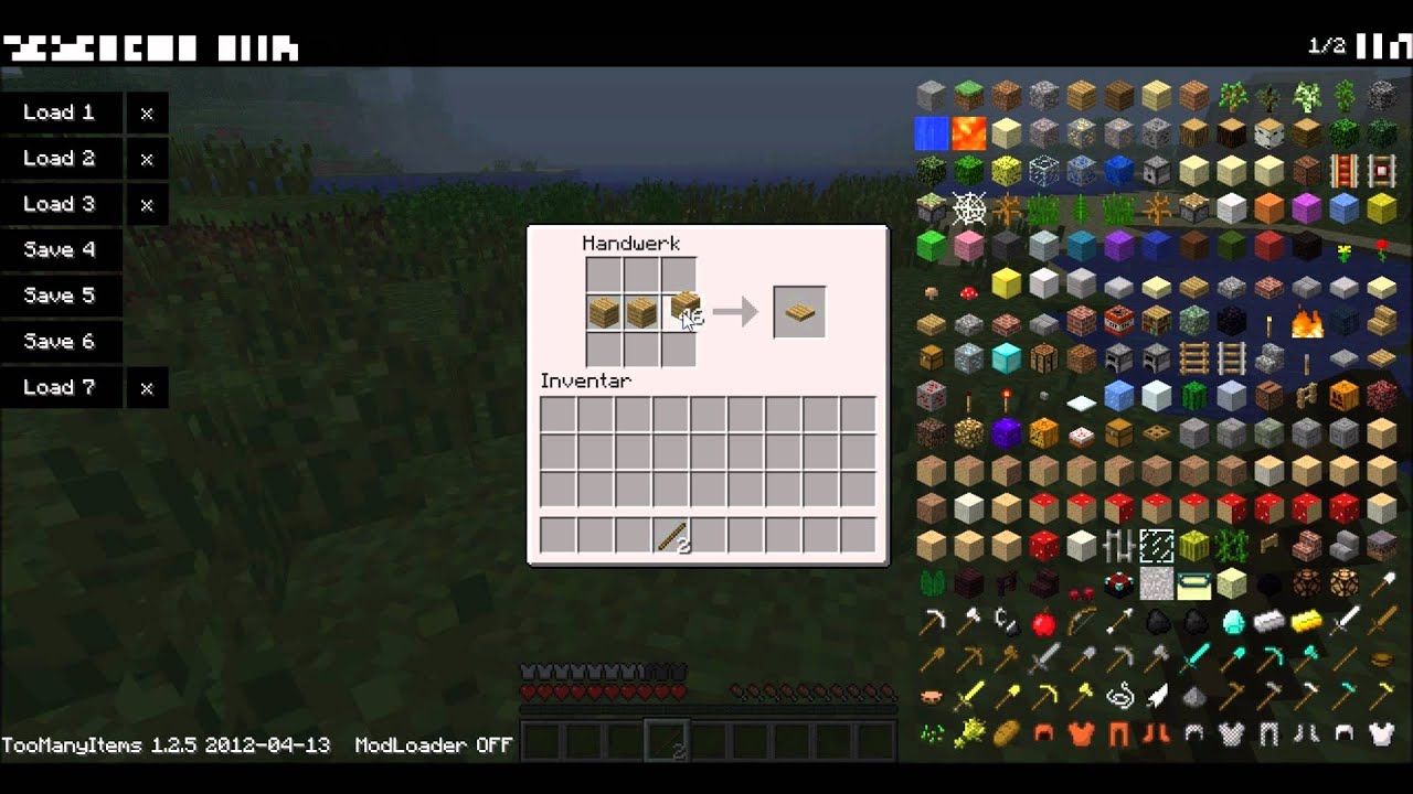 Minecraft TuT Tür,Zaun,Zauntor bauen/craften (Ma Cherie) - YouTube