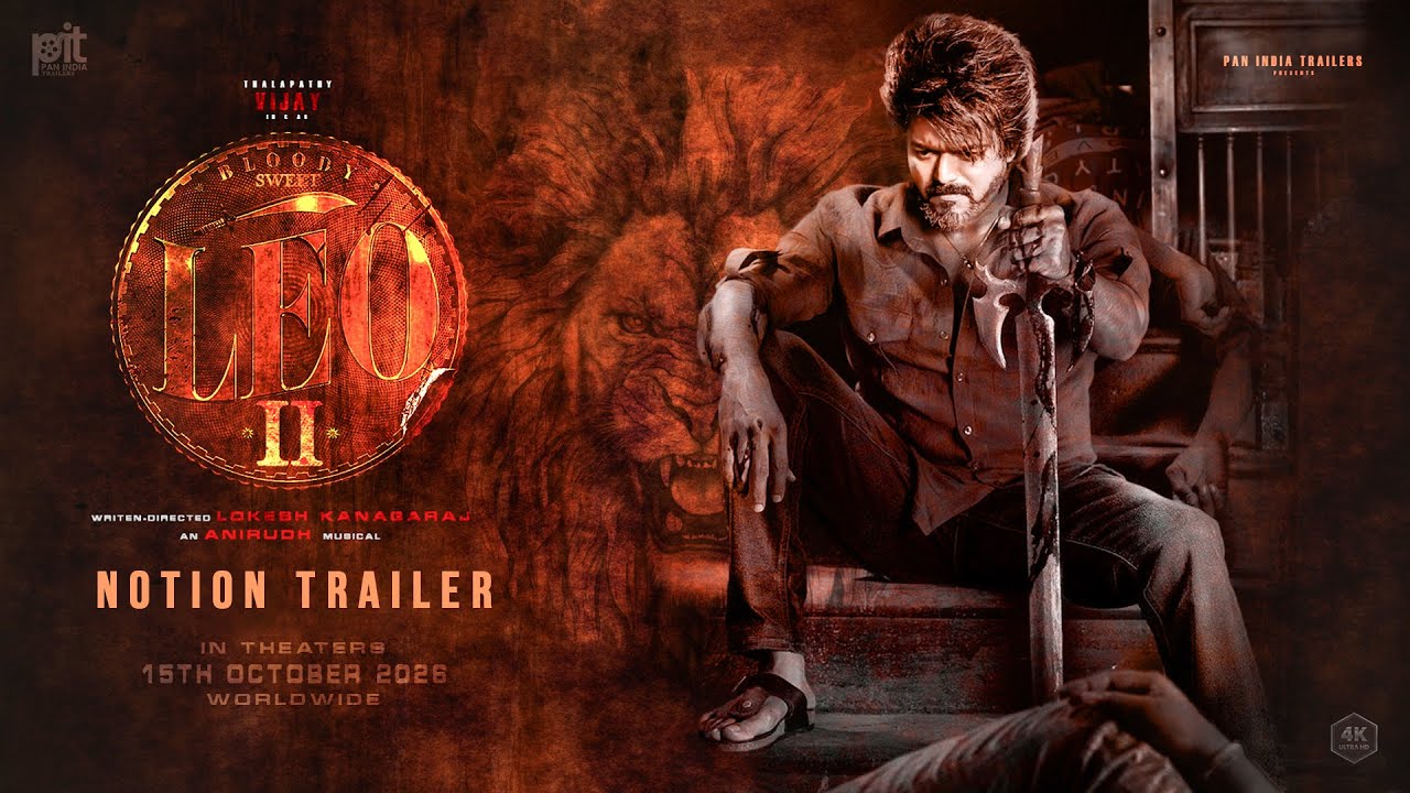 LEO 2 Notion Trailer | Thalapathy Vijay | Surya | Kamal Haasan | Karthi ...