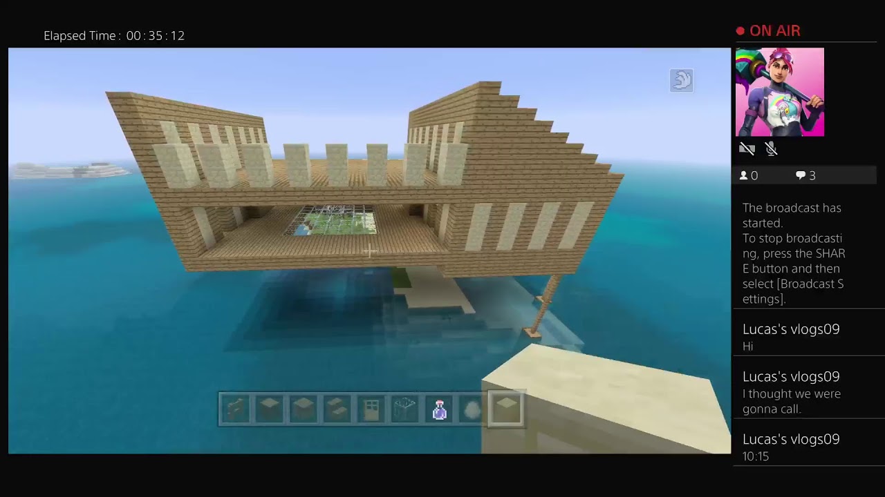 Building Stampys house LIVE - YouTube