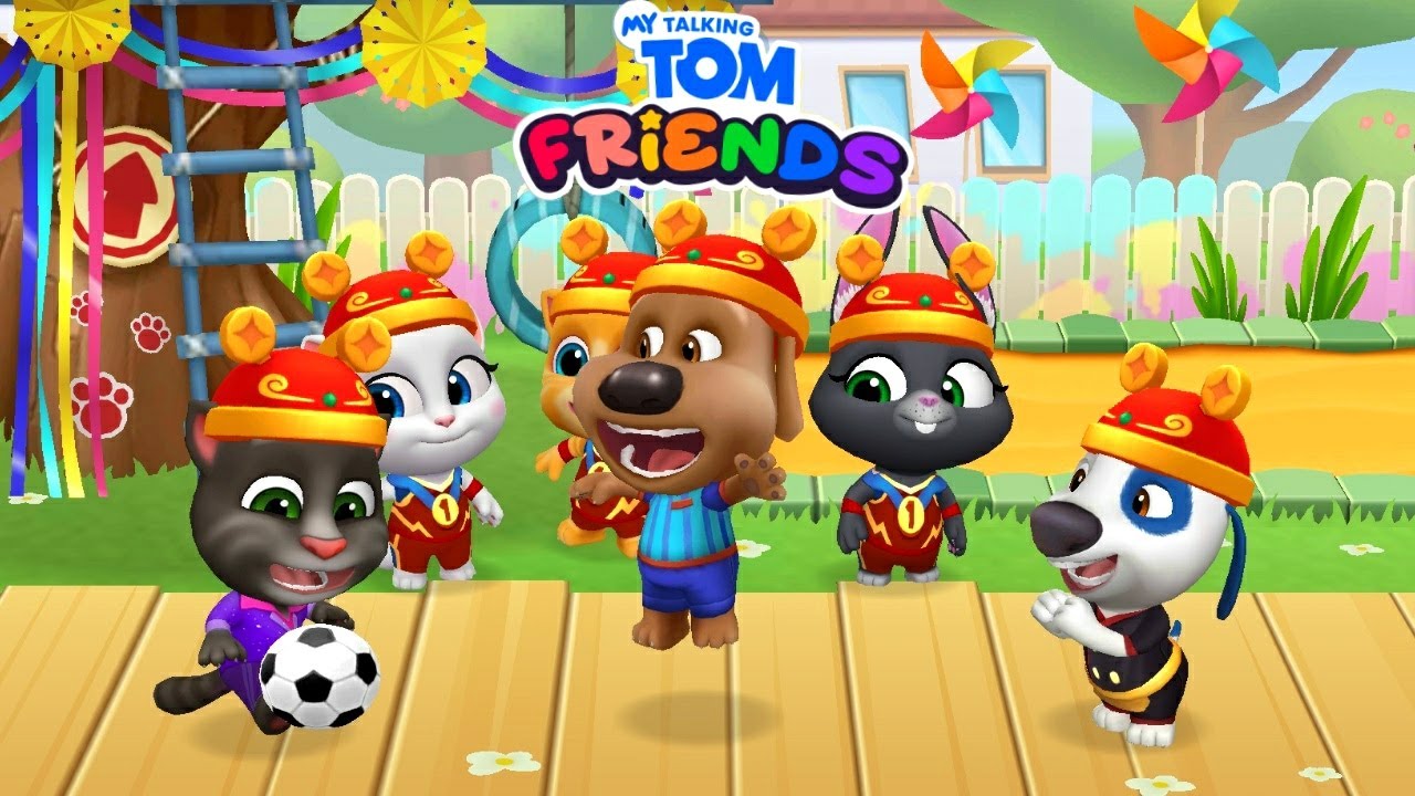 My Talking Tom Friends New Spring Sticker Book Update Gameplay ...