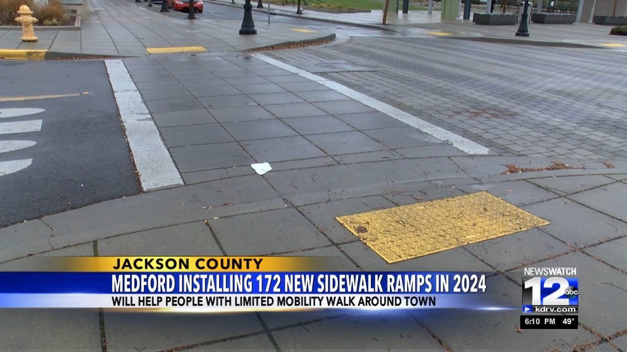 Medford installing 172 new sidewalk ramps for people with limited ...