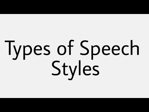 Types of Speech Styles || Casual and Intimate - YouTube