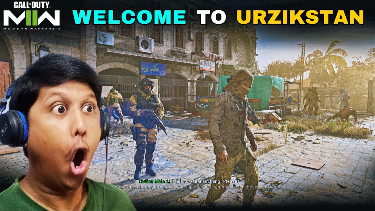 CALL OF DUTY MODERN WARFARE REMASTERED | WELCOME TO URZIKSTAN GAMEPLAY ...