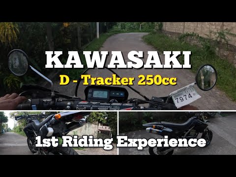 Kawasaki D-Tracker 250cc / 1st Riding Experience 