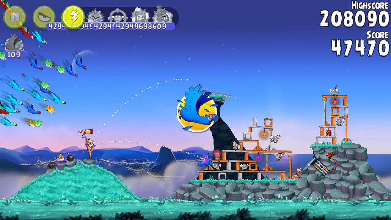 Angry Birds Rio Rocket rumble All levels - YouTube