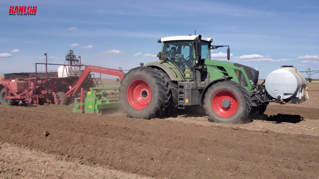 Potato Planting in Southern Alberta | Fendt 828 and Baselier Power ...
