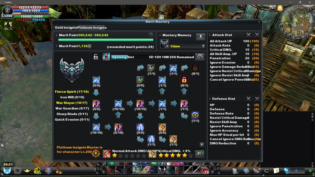 Cabal Online EU 2021 - My Platinum Insignia - 360k!! Evaluate Last 2k ...