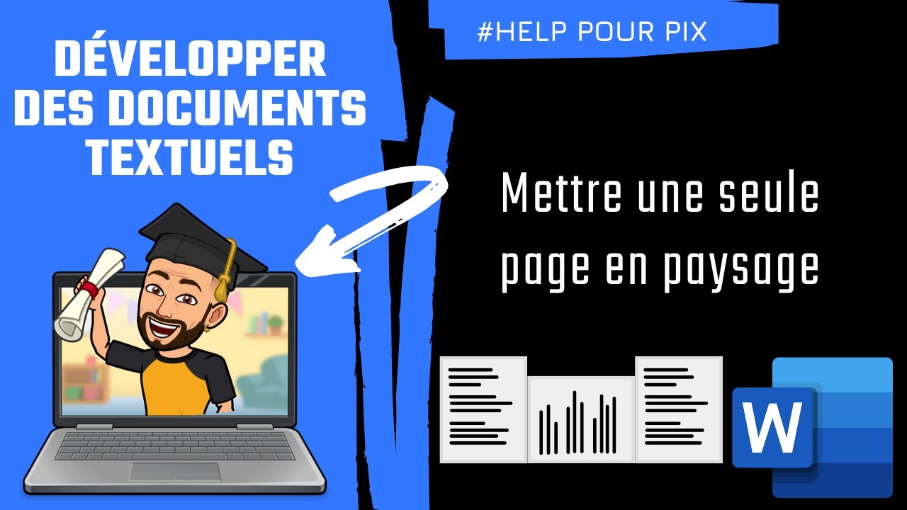 Comment mettre une seule page en format paysage dans Word 2024 - YouTube