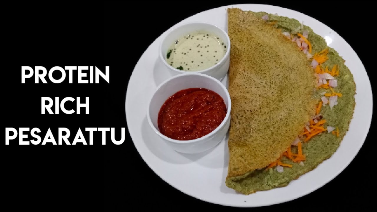 Andhra Special Pesarattu Recipe |How To Make Pesarattu | Moong Dal Dosa ...