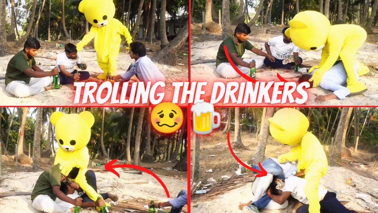 Trolling The Drinkers 🥴🍺 | Teddy Trolling Peoples | Best Prank ever | # ...