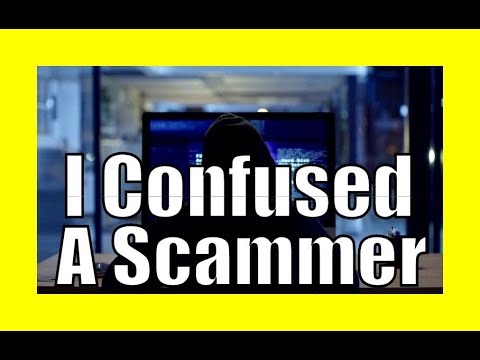 Scambaiter confuses scammer - #scambaiting - YouTube