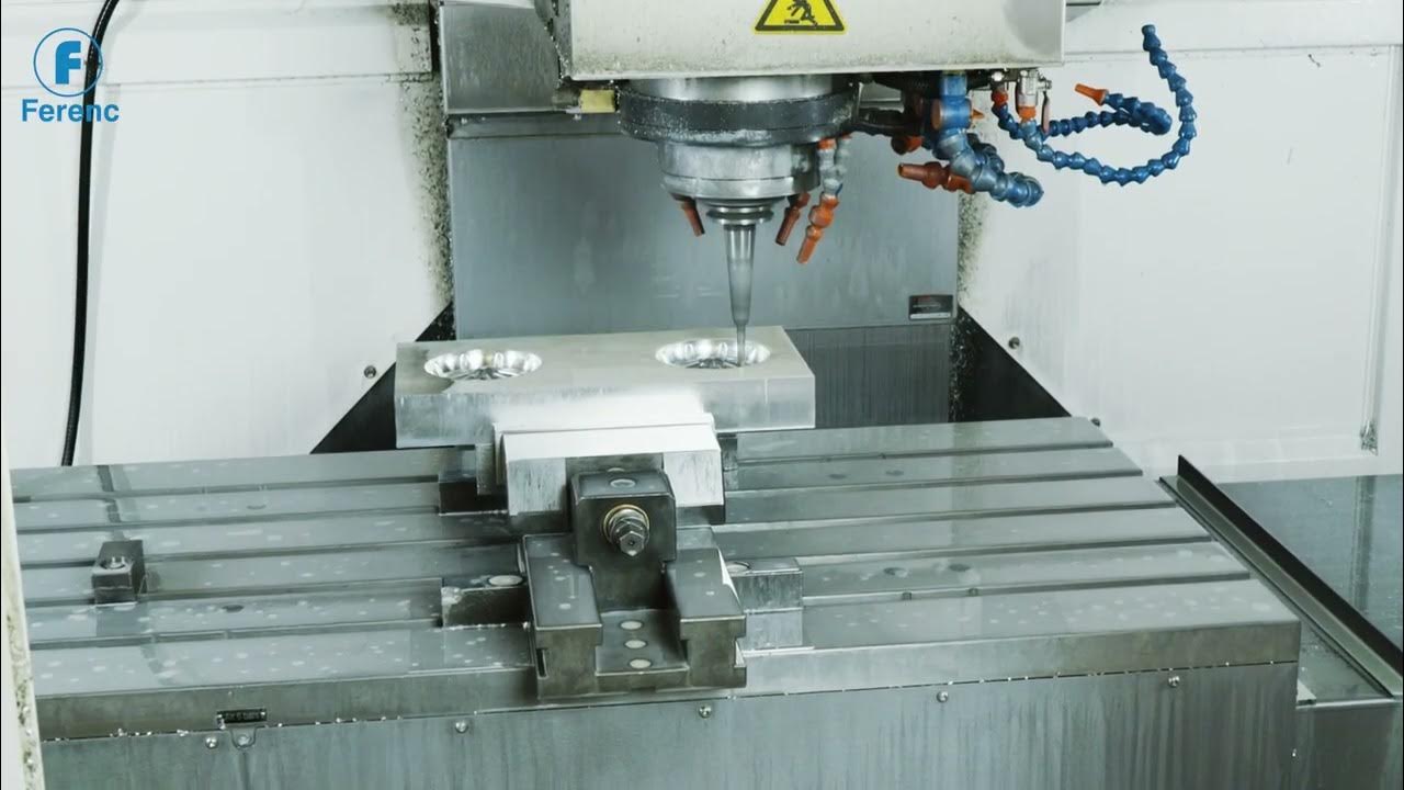 Frezarka CNC 3 osiowa Mikron VCE 1200 PRO - YouTube
