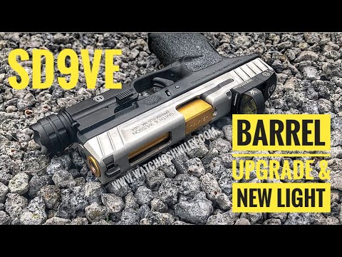 S&W SD9VE Barrel Upgrade | New Light (TiGun & Dagger Defense) - YouTube