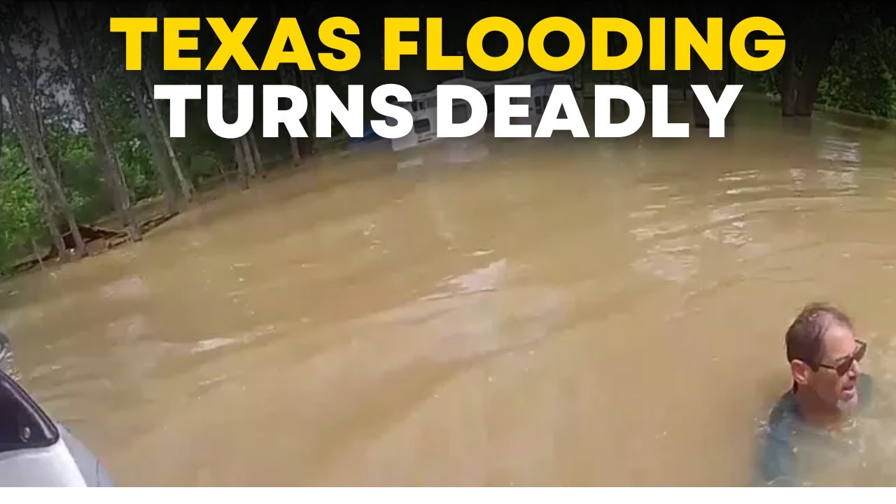 Texas Floods News LIVE | Texas Town Underwater As Boats Rescue ...