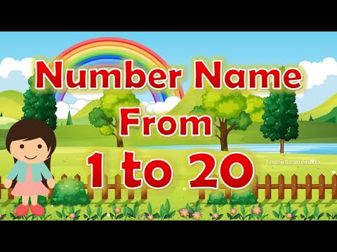 Number Names 1 To 20|Number Spelling 1 to 20|Number In Words 1 to 20|1 ...