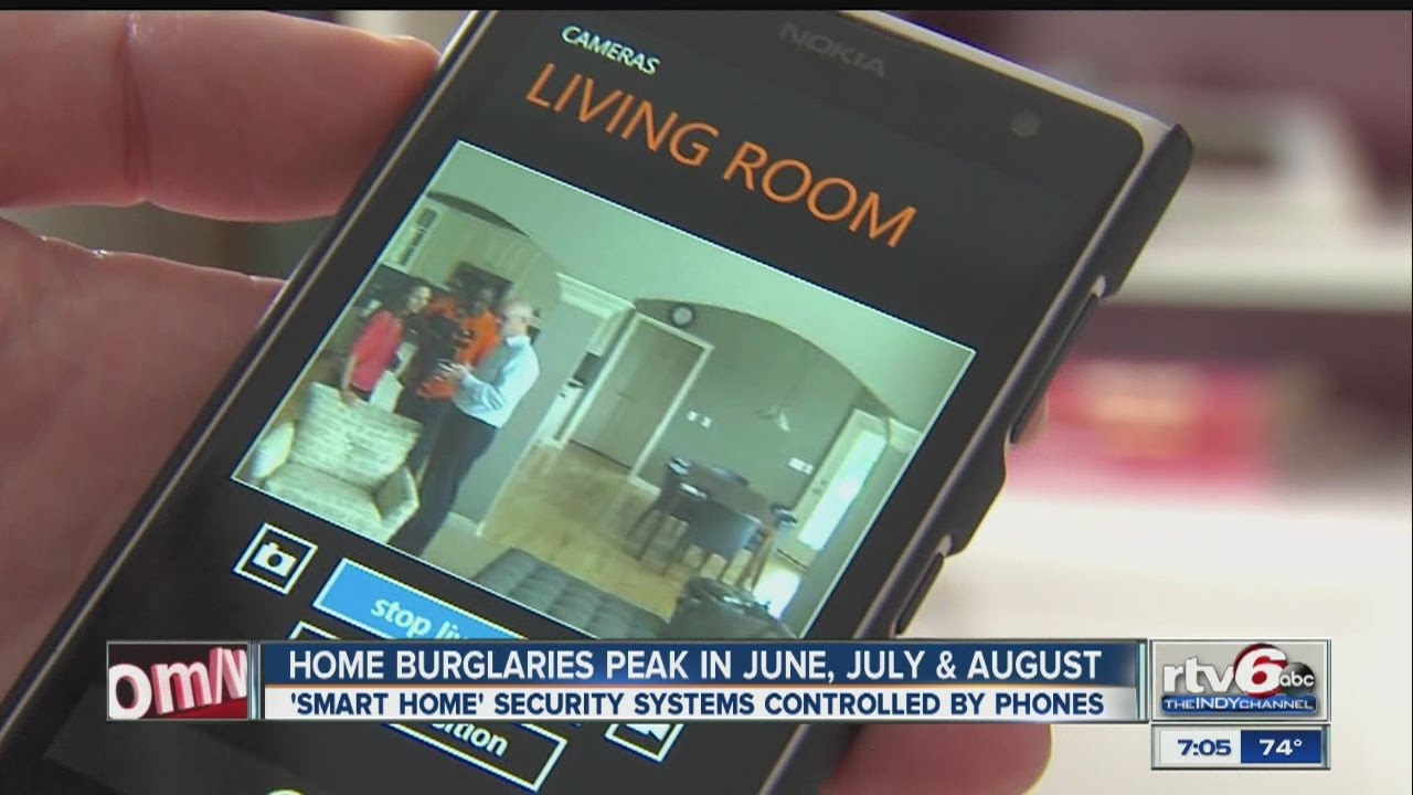 'Smart home' security systems allow homeowners to check on home from ...