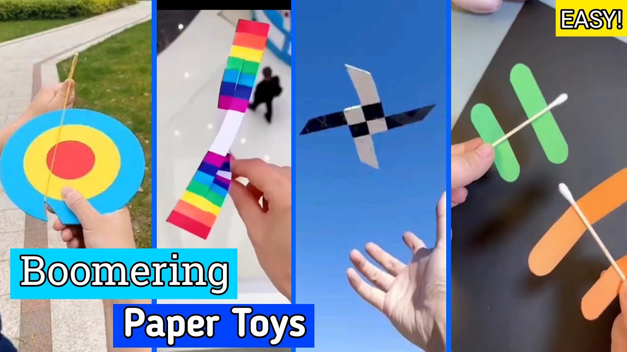 20+ Best flying paper toys / how to make paper ariplane / color ...
