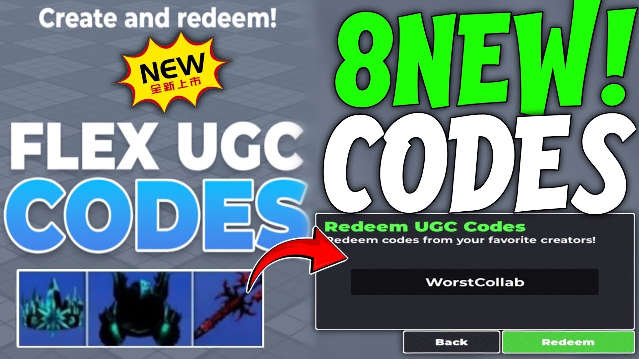 SUMMER UPD🚨FLEX UGC CODES IN JULY 2024 - ROBLOX FLEX UGC CODES 2024 ...