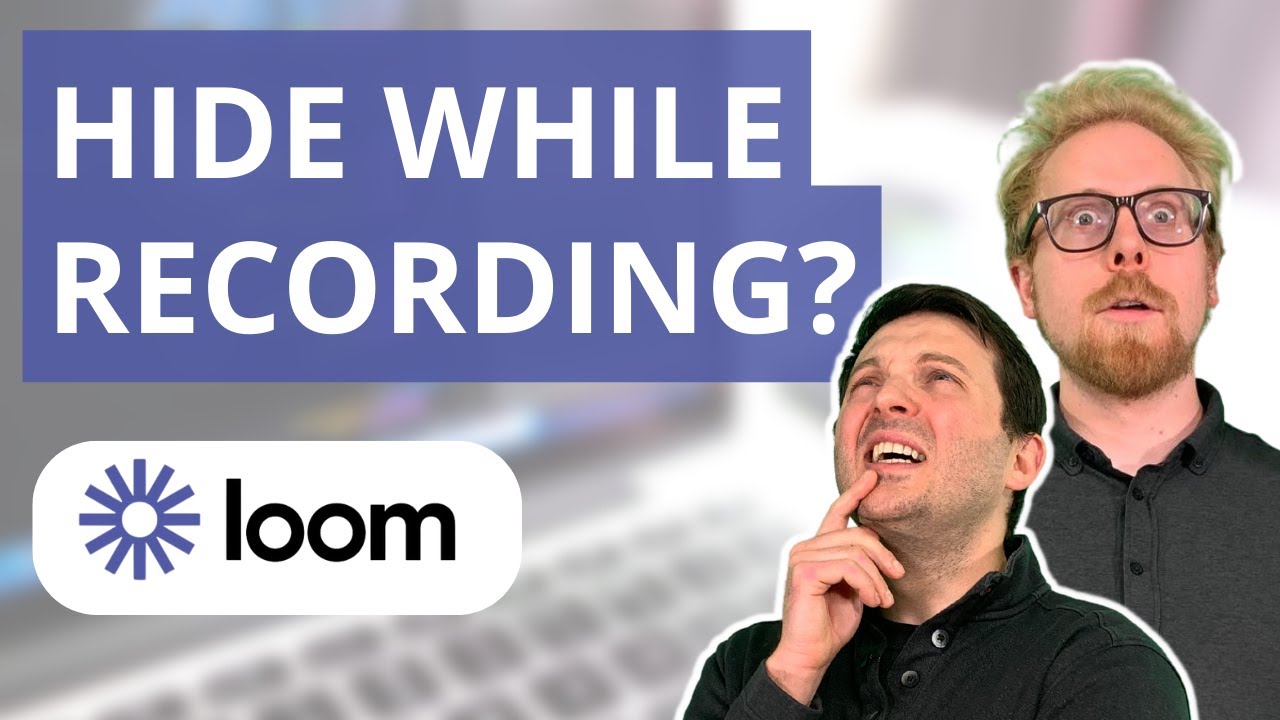 Loom Tutorial: How to Hide Loom Screen Recorder Option - YouTube