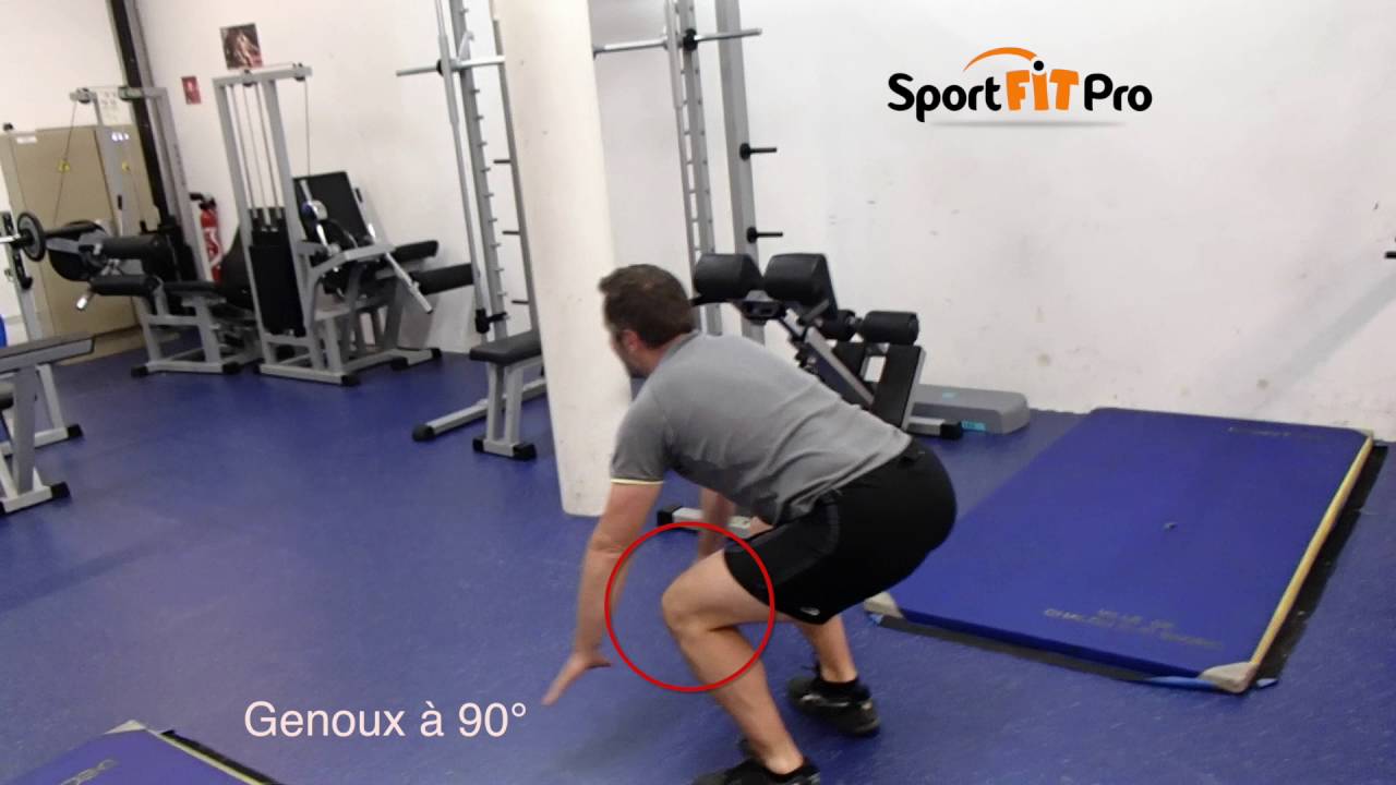 Squat sauté avec demi tour + saut - YouTube