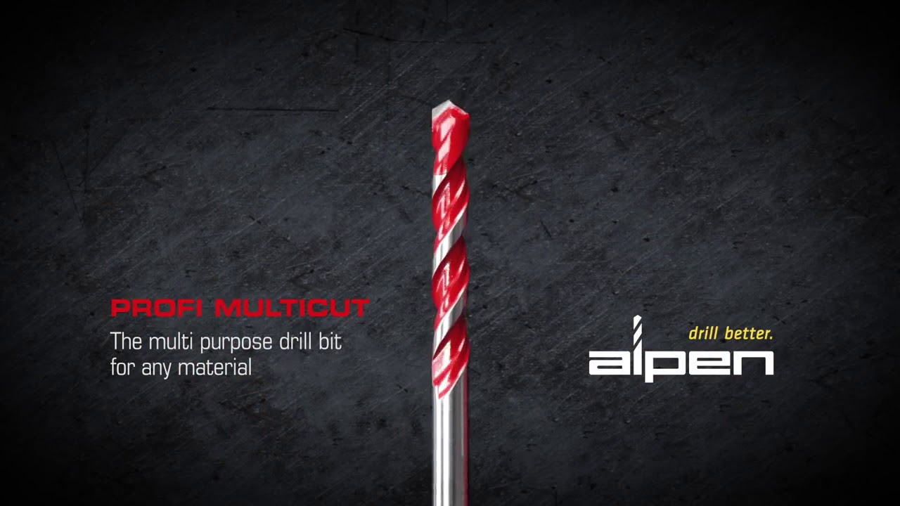 ALPEN Profi Multicut Tungsten Carbide Drill Bits - YouTube