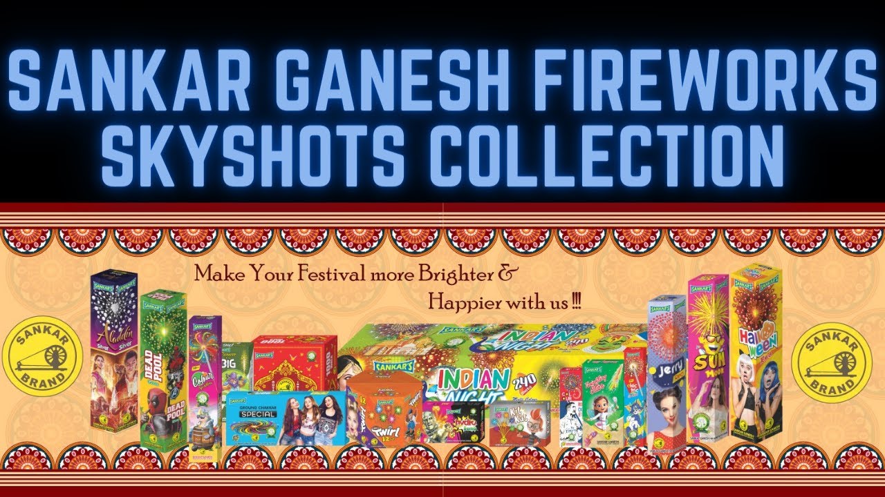 Sankar Ganesh Fireworks Skyshots Collection | Double Ball | Seven Steps ...