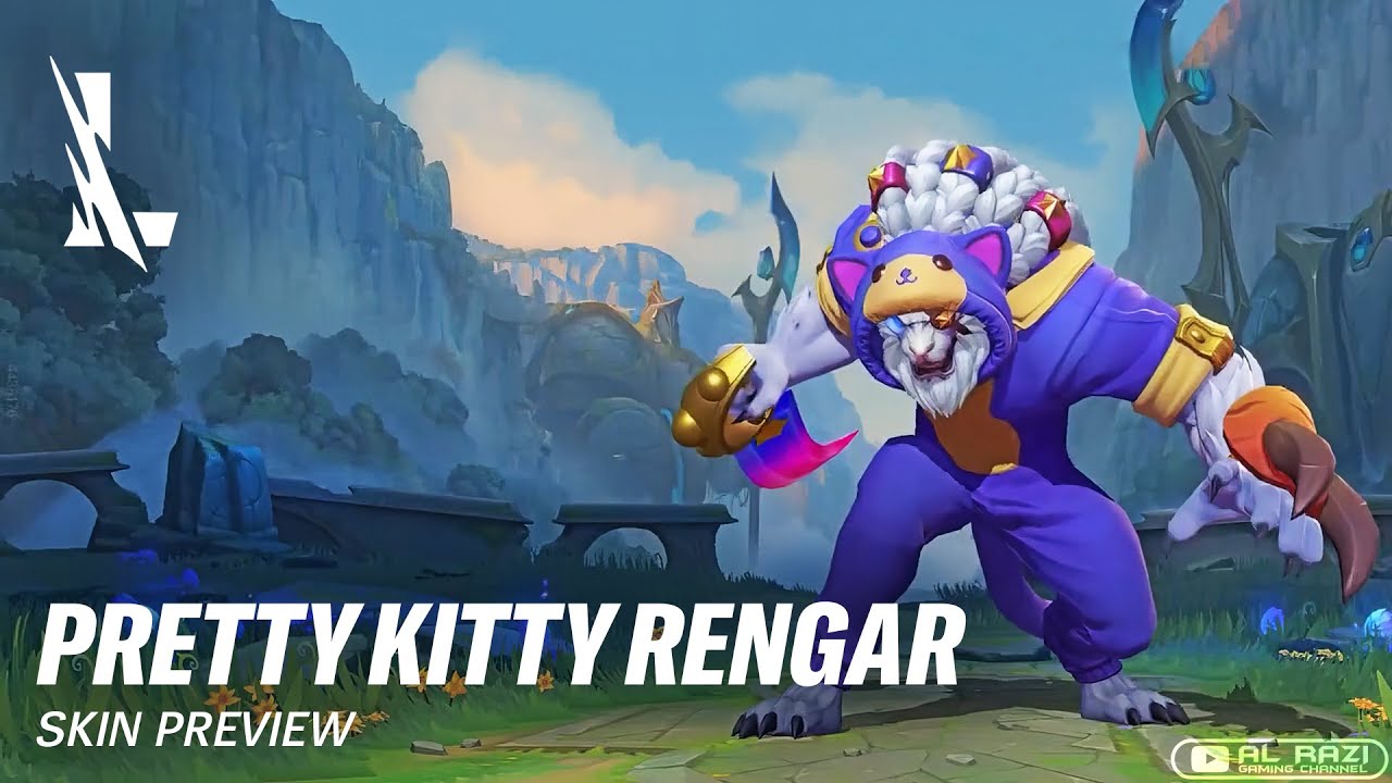 Pretty Kitty Rengar | Skin Preview - League of Legends: Wild Rift ...