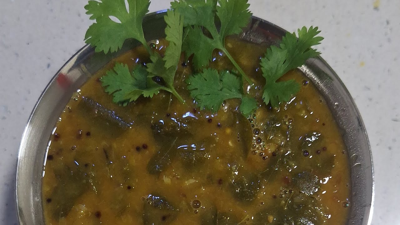 Nugge Soppudrumstick Leavesmorinda Leaves Sambar In 10min Easy Simple Please Watch