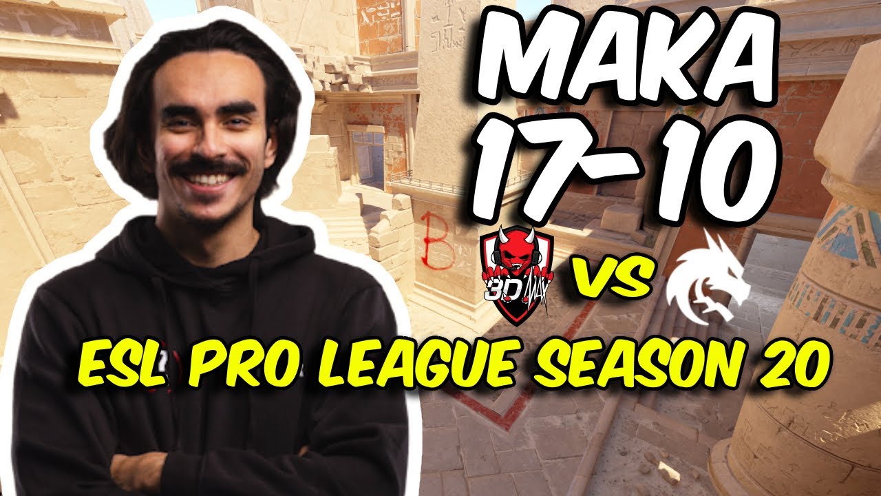 CS2 POV | 3DMAX Maka (17/10) vs Spirit (Anubis) @ ESL Pro League Season ...