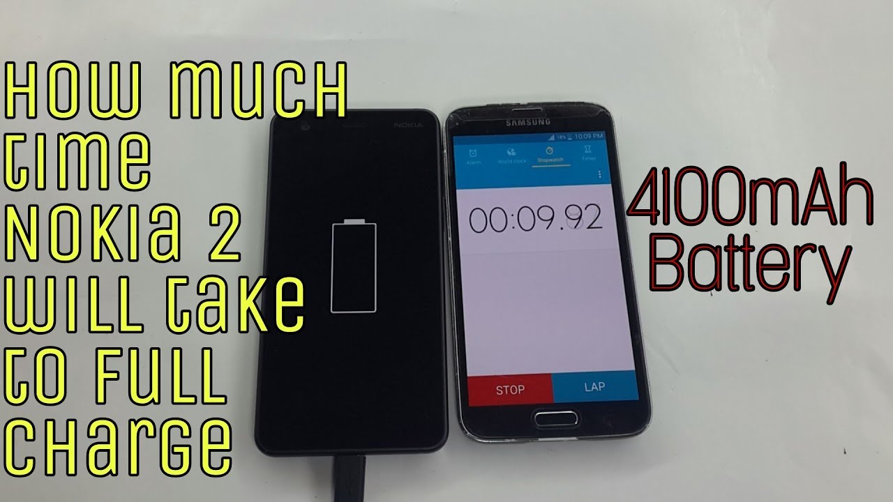 Nokia 2 Charging Test - YouTube