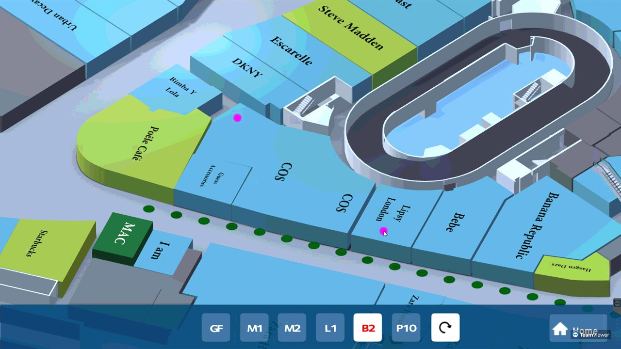Alkout Mall wayfinding application - YouTube
