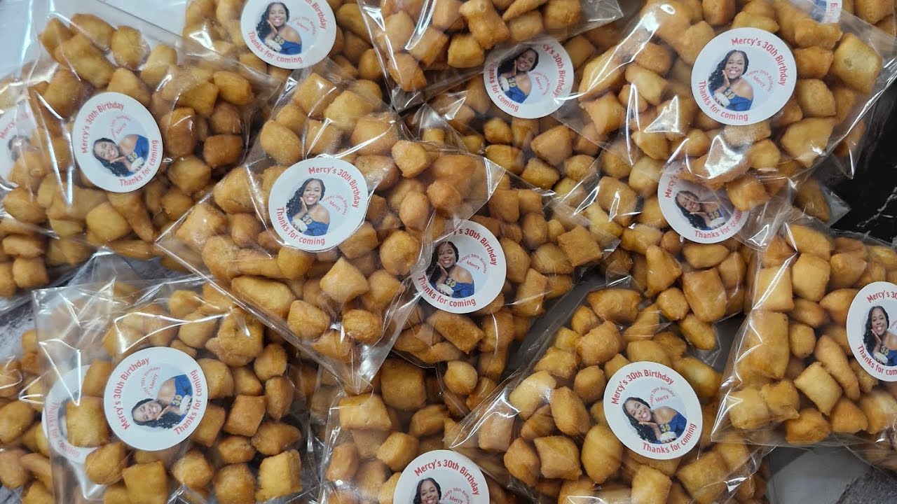 How to make the best Nigerian Chin Chin and packet for Party Souvenir ...