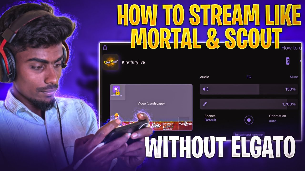 How to Live Stream From iPhone / iPad📲 :StreamChamp 😁 - YouTube