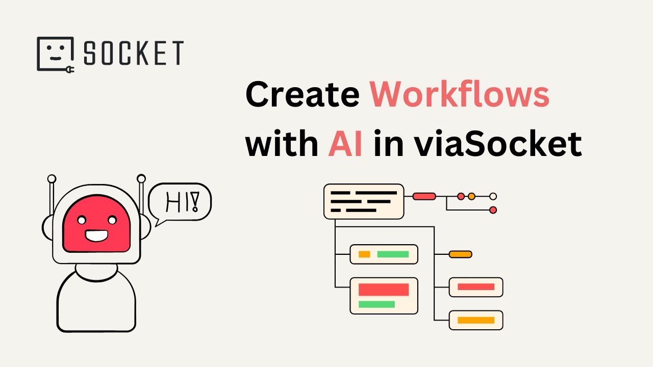 Create Workflows with AI in viaSocket - YouTube