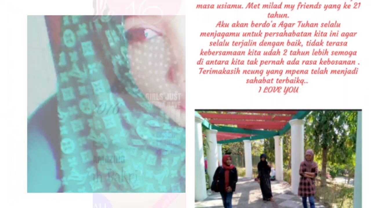 Ucapan perayaan ultah sitry aka middun "08" - YouTube