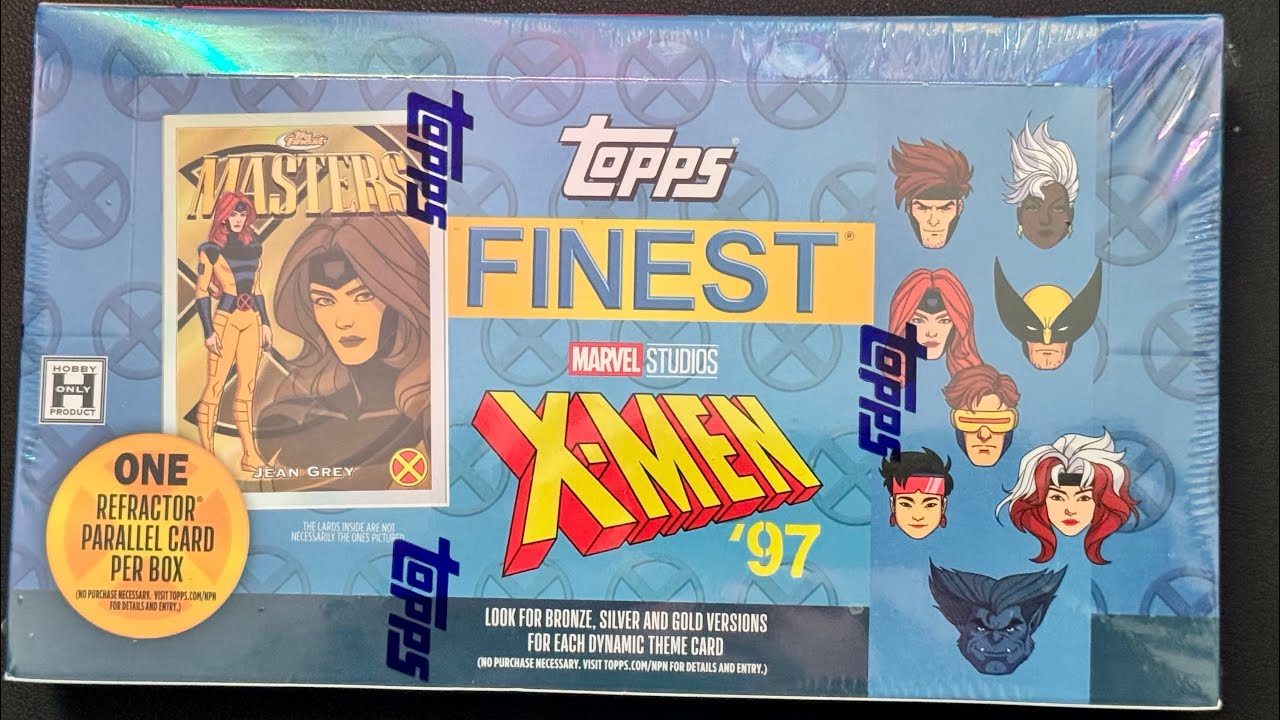 Finest X-Men 97 Topps 2025 Hobby Box!! (Unboxing) #xmen97 #topps - YouTube