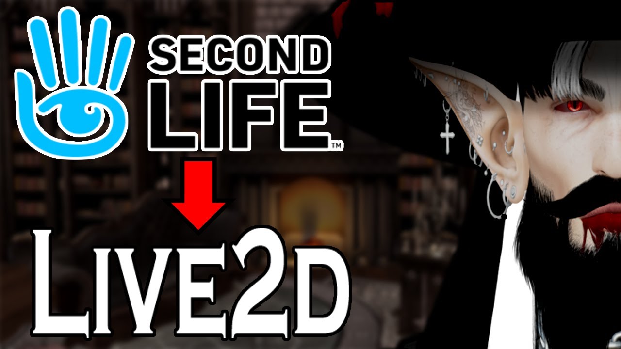I turned my Second Life avatar into a Live2D model ! || Live2D Showcase ...