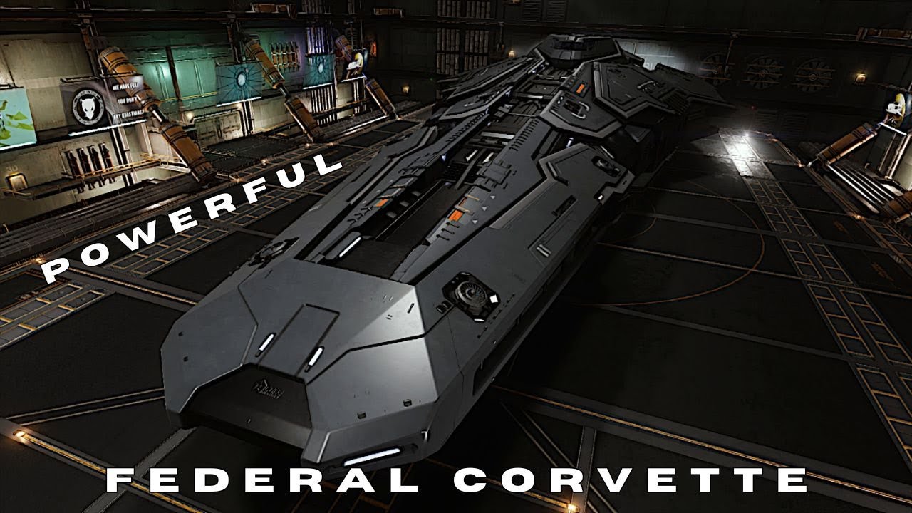 Elite Dangerous Gameplay Aboard the Federal Corvette! [HD] - YouTube